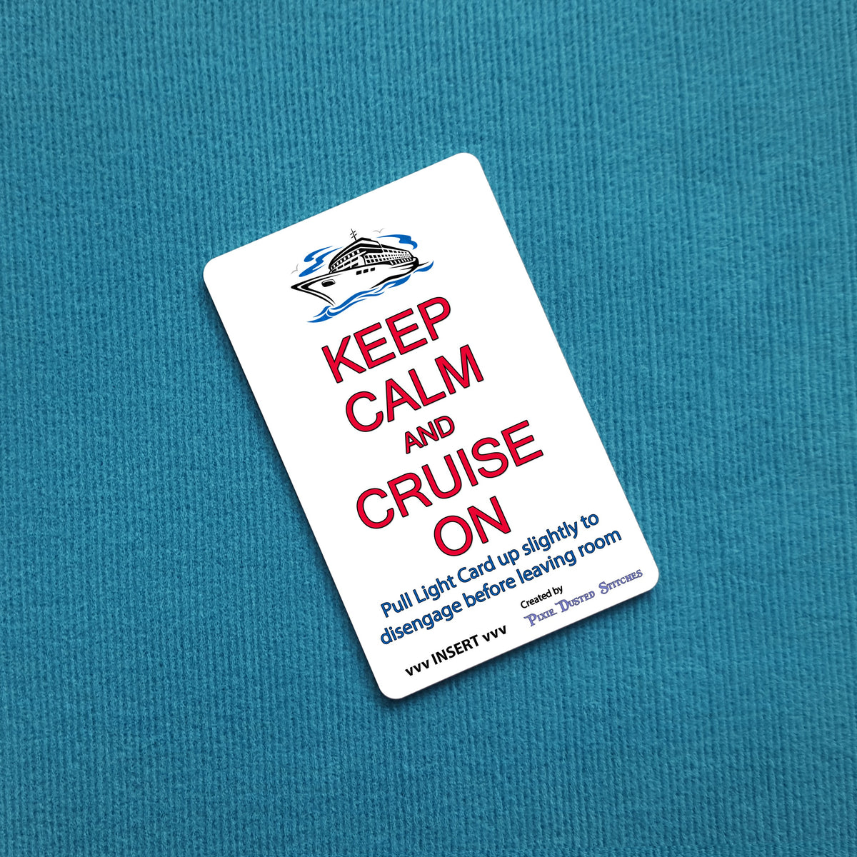 Keep Calm and Cruise On - Cruise Light Card® – Pixie Dusted Stitches