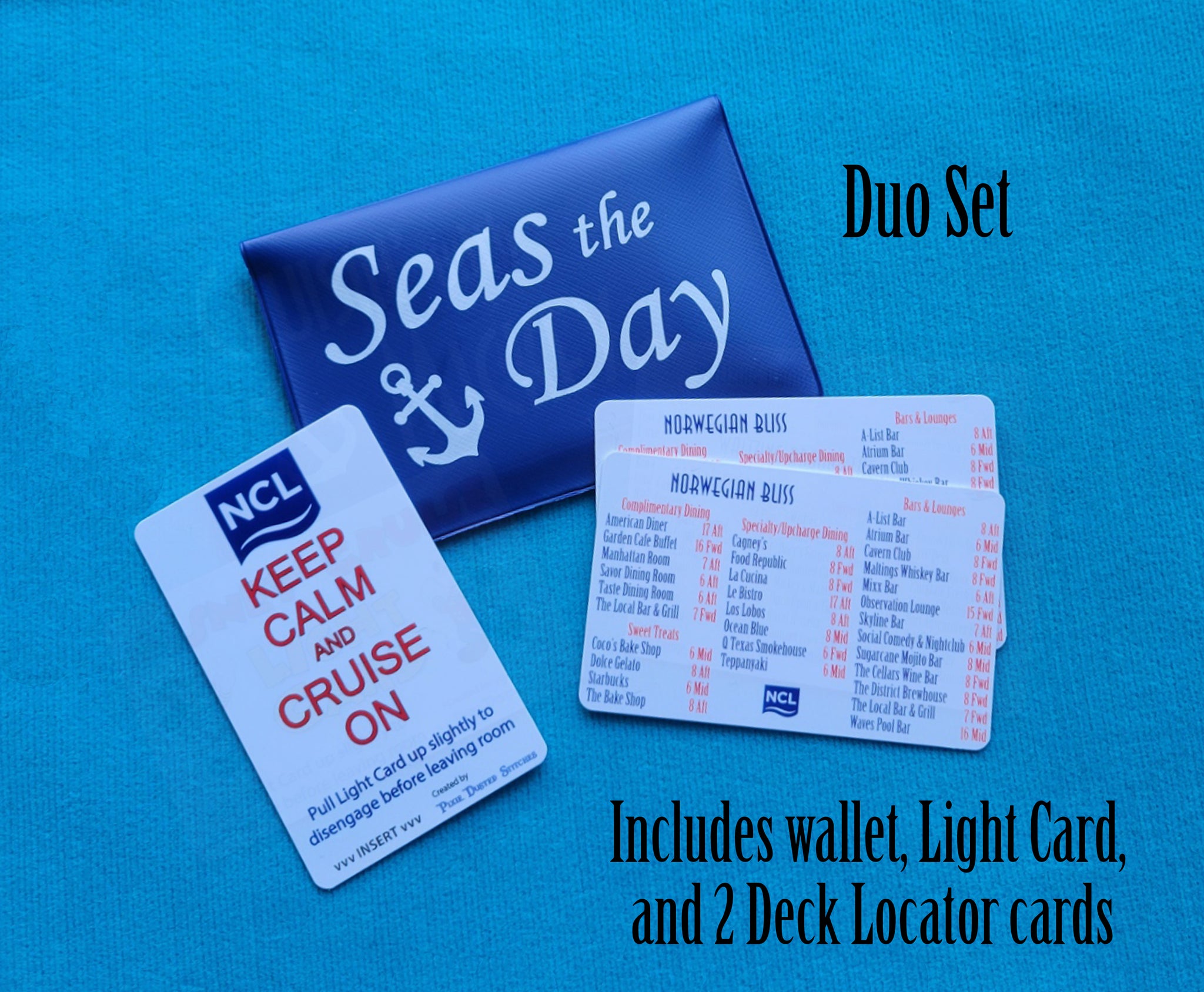 Norwegian Cruise Line NCL Light Card® and Deck Locator Gift Sets ...