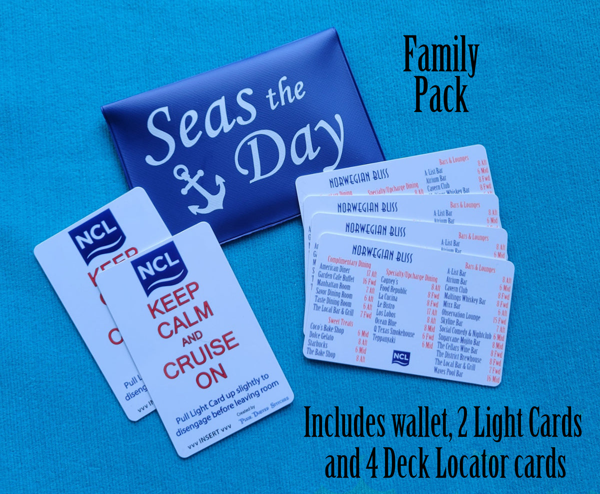 Norwegian Cruise Line NCL Light Card® and Deck Locator Gift Sets ...
