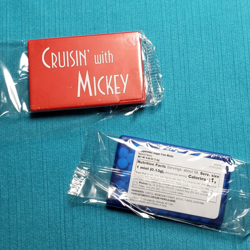 Cruisin' with Mickey Mint Card - Peppermint or Cinnamon Candy – Pixie ...