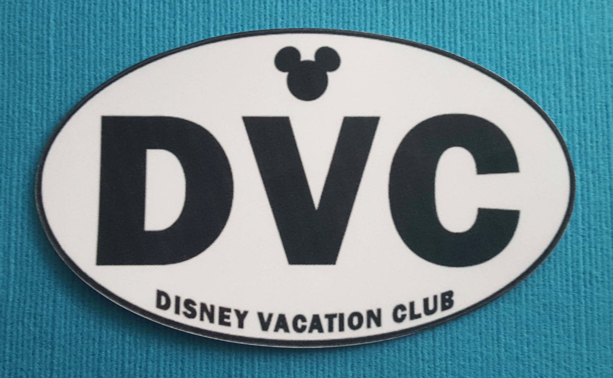 Disney Vacation Club - DVC Member - Bumper Sticker or Car Magnet - Han ...